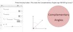 Desmos, Complementary Angles & SMP#3 | Communicating Mathematically